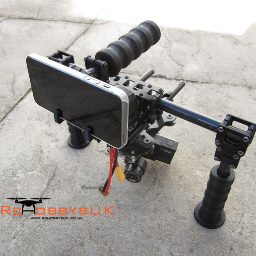 DYS Smart 3 Axis Hand Gimbal Frame・Free 3D File for ・Cults