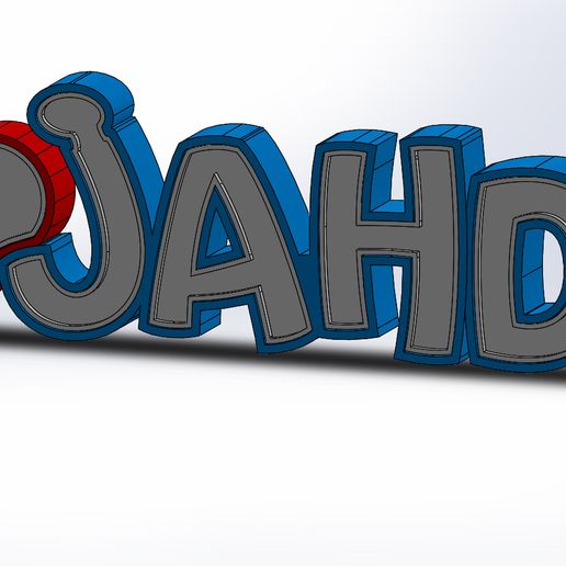 🔦 Jahde, Luminous First Name, Lighting Led, Name Sign・Free STL File for ...