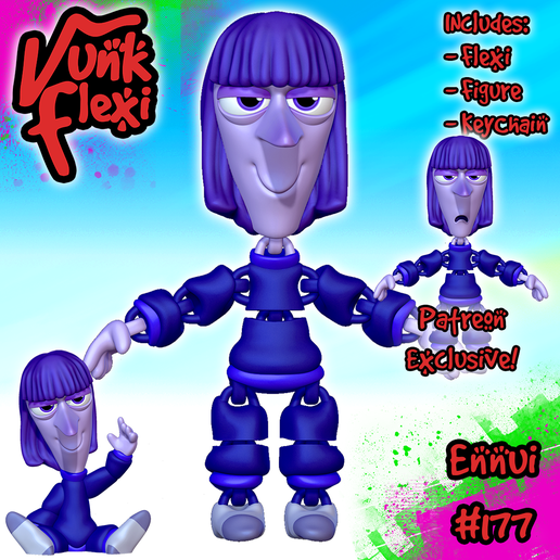 🗝️ Disneys Inside Out Character Bundle MultiColor Flexi Print-In-Place ...