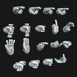 Download 11 3D models from Arms & Hands listed by Red-warden-miniatures ...