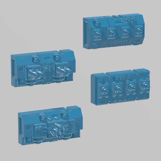 🔫 Privateer Weapon inserts v2・Free 3D File for 3D printing・Cults