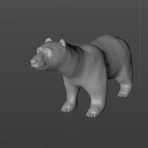 🐻 Polar bear digital 3D model・ STL File for 3D printing・Cults