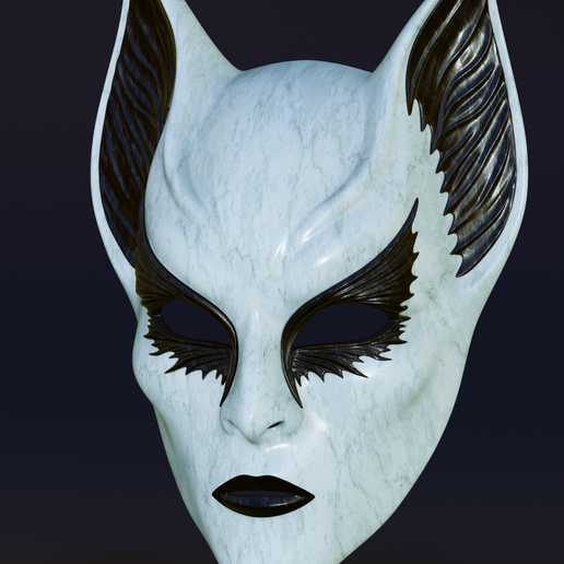 STL file Vampire Mask 🧛 ・Model to download and 3D print・Cults