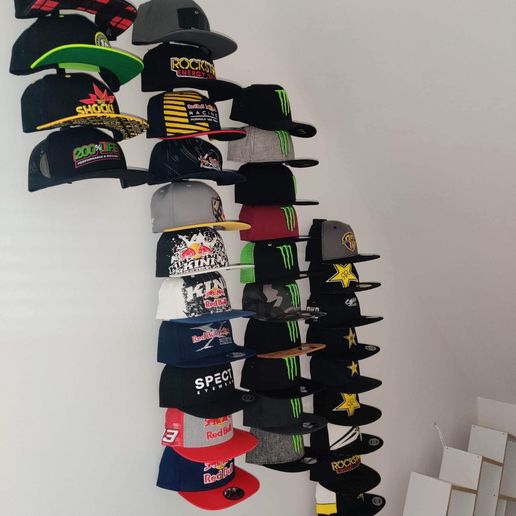 🎩 Hat rack for wall・ STL File for 3D printing・Cults