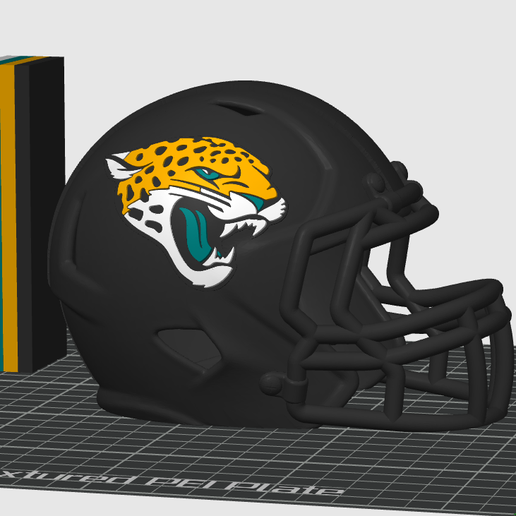 🪖 NFL JACKSONVILLE JAGUARS HELMET・ STL File for 3D printing・Cults