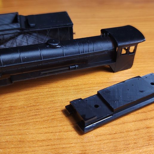 😤 VR N Scale S Class Non-Streamlined Steam Locomotive・ STL File for 3D ...