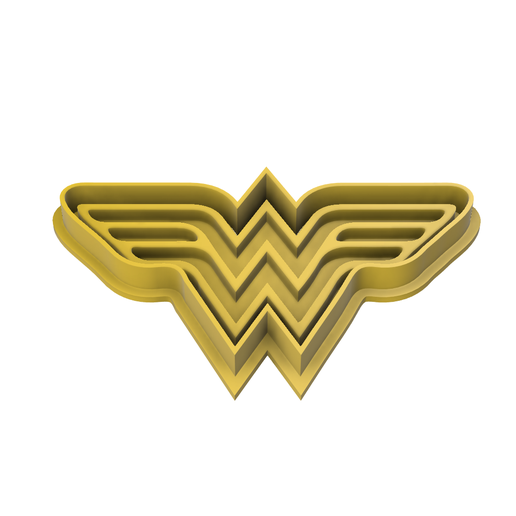 Fichier STL Wonder women Logo Cookie Cutter 🍪 ・Design pour impression ...