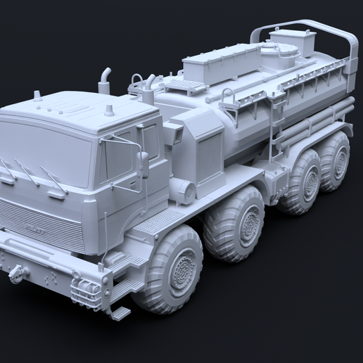 ⛽ Belorusian MZKT 7429 Fuel Truck・ 3D File for 3D printing・Cults
