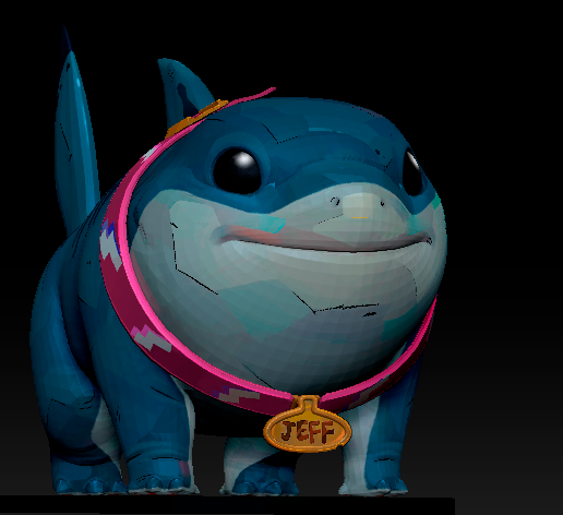 🦈 Marvel Rivals - Jeff The Land Shark・ OBJ File for 3D printing・Cults