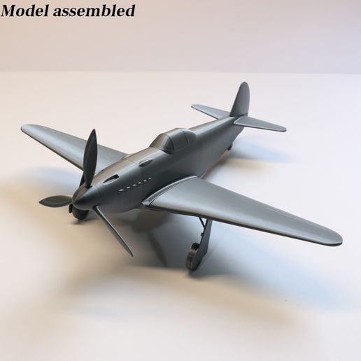 STL file Static model kit inspired by a WW2 aircraft from the eastern ...