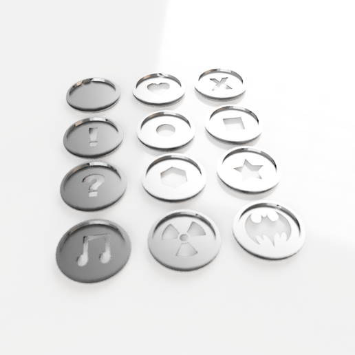 📱 Disc bound system - Discs for diaries・ STL File for 3D printing・Cults