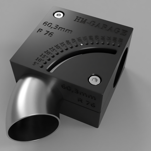 🛠️ Pipe elbow sawing aid 60.3mm R76 2" inch DN50 type 3 elbow welding elbow cutting aid・ STL ...