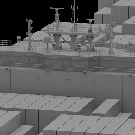 🚢 Container Ship・ STL File for 3D printing・Cults