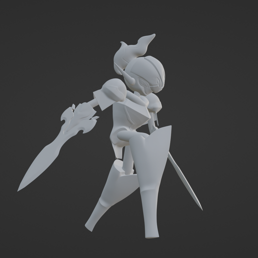 🐉 Ceruledge Rest /Pose Pokémon・ STL File for 3D printing・Cults