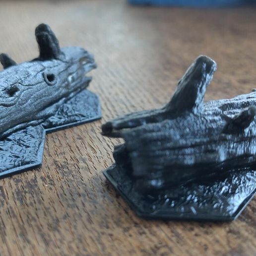 🌳 Gloomhaven Log / Fallen Tree・Free STL File for 3D printing・Cults