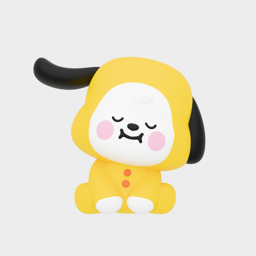 🎁 CHIMMY BT21 - BTS・Archivo STL para Impresión 3D・Cults