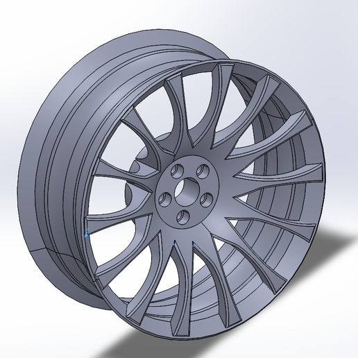 🚗 Car Rim・Free STL File for 3D printing・Cults