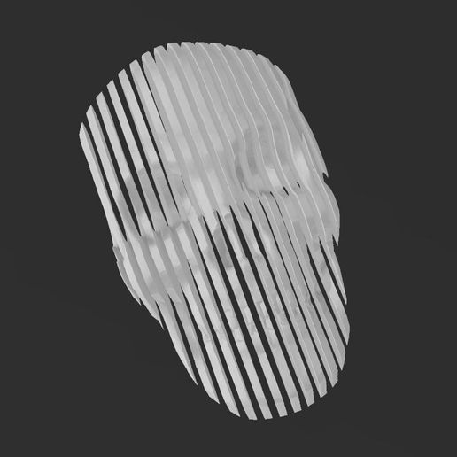 💀 Flexi Quantum Skull・ STL File for 3D printing・Cults