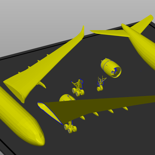 ️ AIRBUS A-330 PLANE・ STL File for 3D printing・Cults