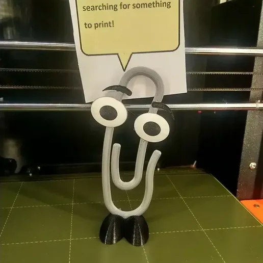 🎶 Clippy the desktop noteholder・Free 3D File for ・Cults