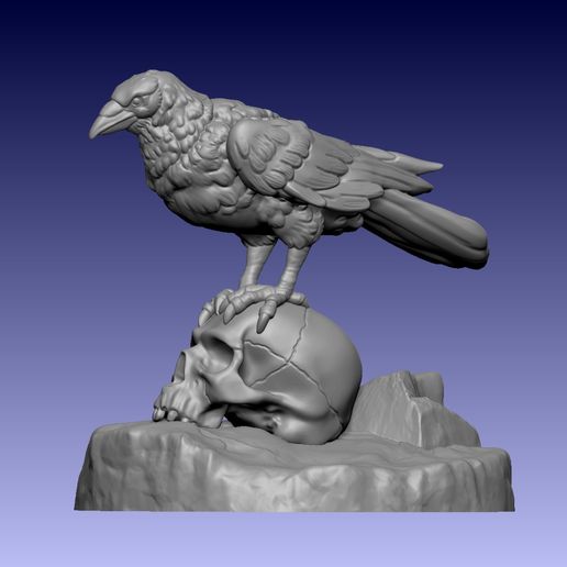 🐦 Crow・ STL File for 3D printing・Cults