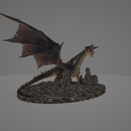 👹 MONSTER HUNTER FATALIS FIGURE・ STL File for 3D printing・Cults