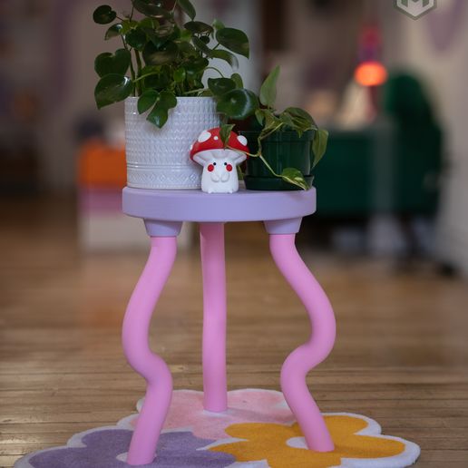 STL file The Jellyfish Squiggle Table 🎐 ・3D printing template to ...