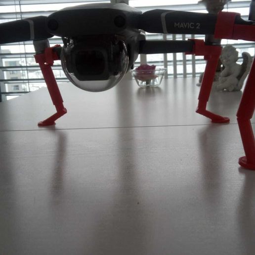 🦶 Front Feet with knee for dji magic 2 pro・Free STL File for ・Cults