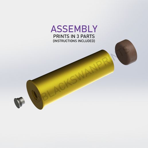 🧨 WW2 British QF 25-pdr Artillery Cannon Case・ 3D File for 3D printing ...