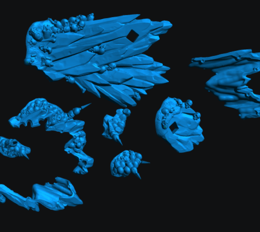 3D file WE angry marines eaters of world demon daemon primarch angron ...