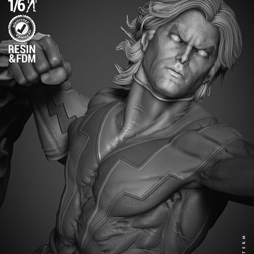 🗿 WICKED MARVEL ADAM WARLOCK SCULPTURE : TESTED AND READY FOR 3D ...