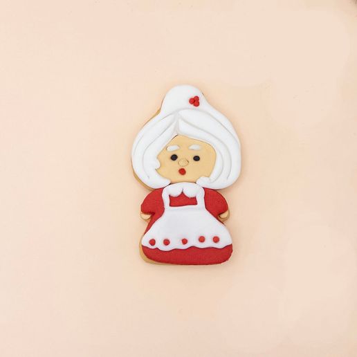 3D file Miss claus - Cookie Cutter 🧑‍🎄 ・Template to download and 3D ...