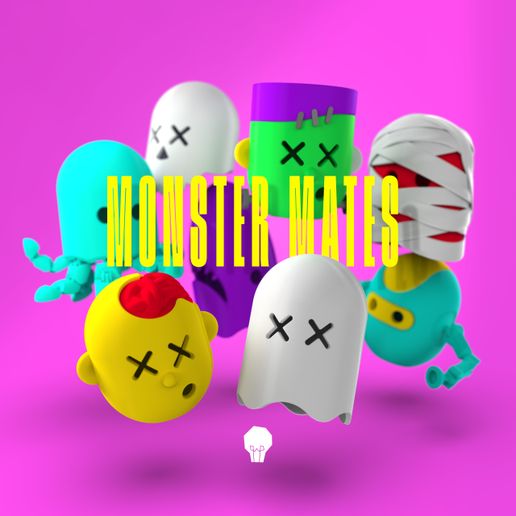 STL file Monster Mates: The Complete Collection 👹 ・Template to download ...