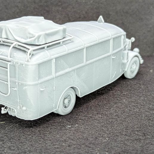 🚑 Opel Blitz Ambulance Bus (3.6S Omnibus) (Germany, WW2)・ 3D File for ...