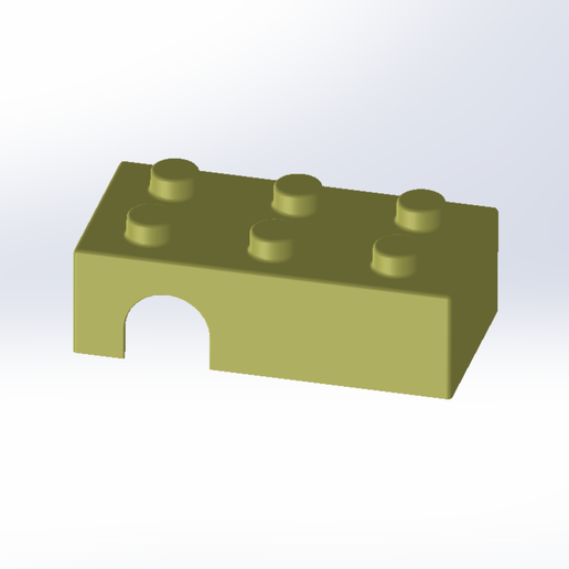 🧱 LEGO-Style Rectangular Brick Hideout・ STL File for 3D printing・Cults