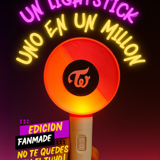 🎭 TWICE LIGHTSTICK・ STL File for 3D printing・Cults
