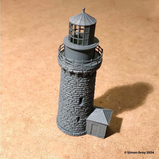 🏠 Bass Strait Lighthouse (N Scale)・ STL File for 3D printing・Cults