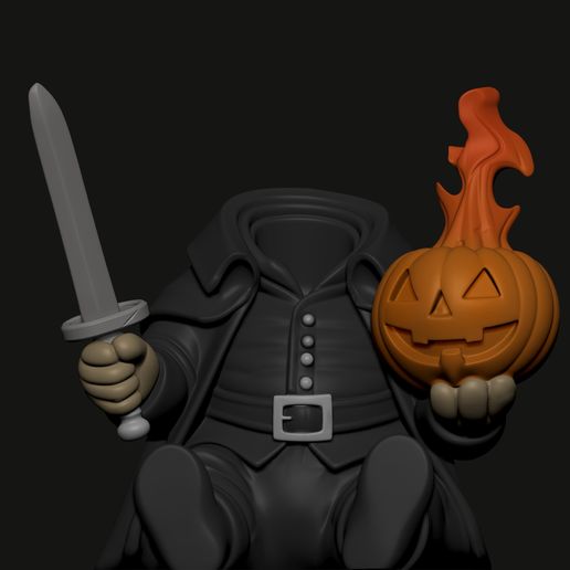 🗿 The Headless Horseman・ STL File for 3D printing・Cults