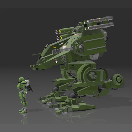 🪖 M-2A Tomahawk Armored Mobile Attack Platform (AMAP)・ 3D File for 3D printing・Cults