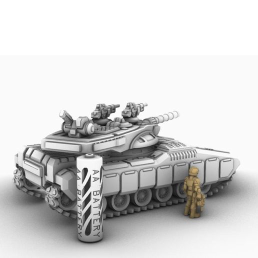🪖 Colonial Main Battle Tank (28mm and 15mm Bundle)・ 3D File for 3D ...