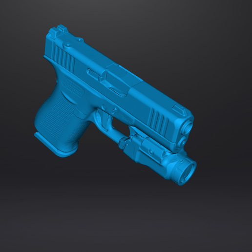 🔫 Glock 43x MOS with TLR 7 Sub Real Size 3D Scan・ STL File for 3D ...
