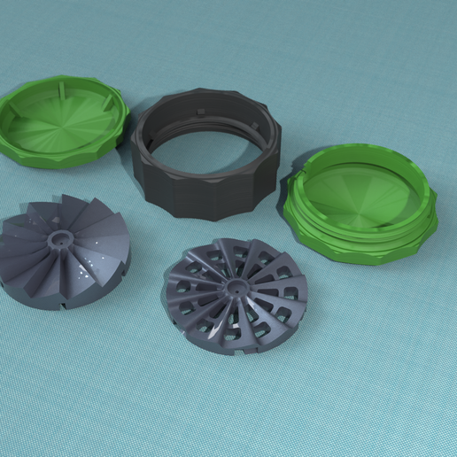 🛠️ Classic Weed Grinder 1・Free STL File for 3D printing・Cults