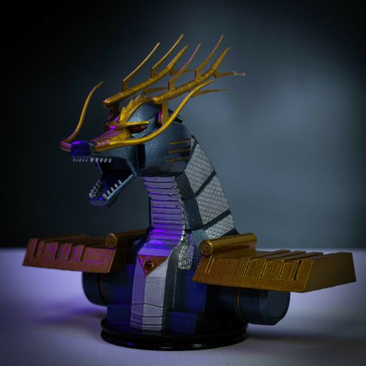 Archivo STL Busto Megazord Serpentera 👤 ・Plan para descargar y imprimir ...