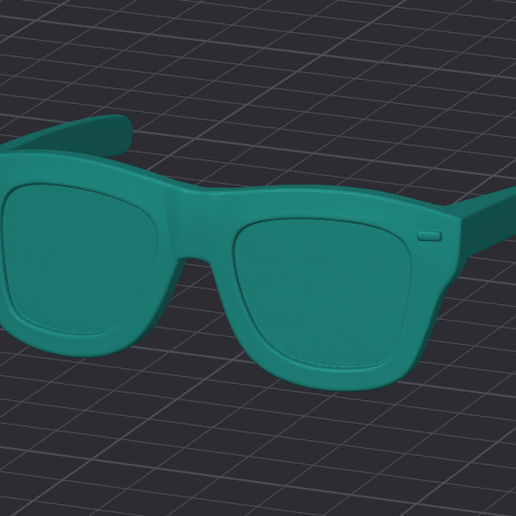 👓 Simple Glasses For Models・ STL File for 3D printing・Cults