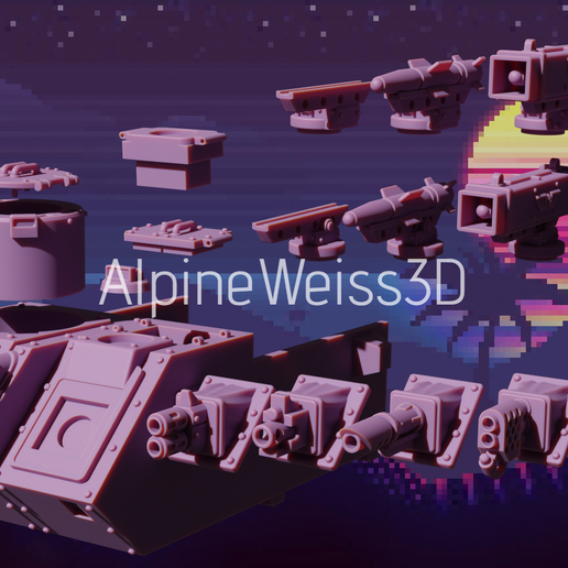 🪖 Imperial Modular Fighting Vehicle [PRESUPPORTED]・ 3D File for 3D ...