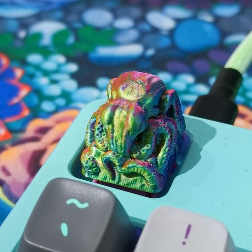 3D printer Octopus keycap • made with Bambulab x1c・Cults