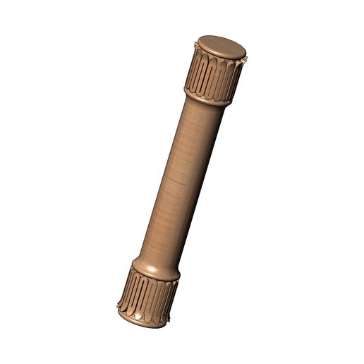 STL file Leaf scroll moroccan arabic islamic pillar column 3D print ...