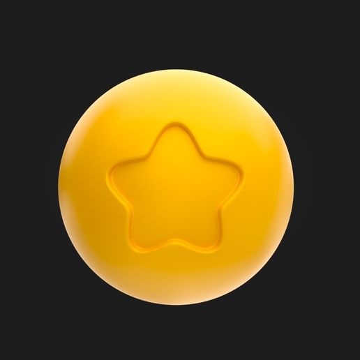 ⭐ Star Ball・Free STL File for 3D printing・Cults