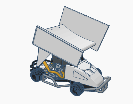 🚗 outlaw kart・ STL File for 3D printing・Cults