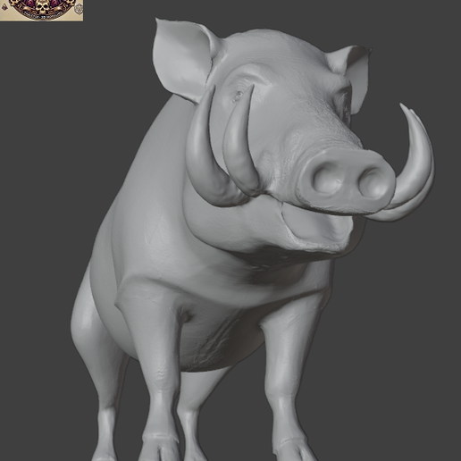 🐗 Wild Boar・ 3D File for 3D printing・Cults